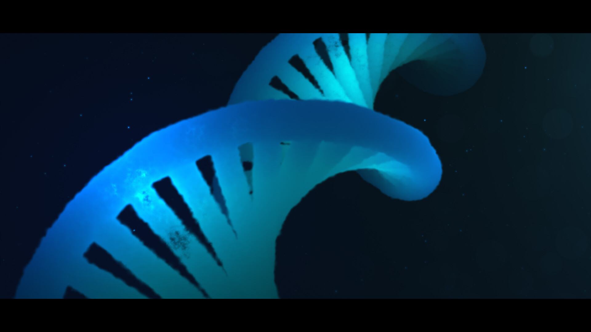 ArtStation - DNA molecules in 3D from particles