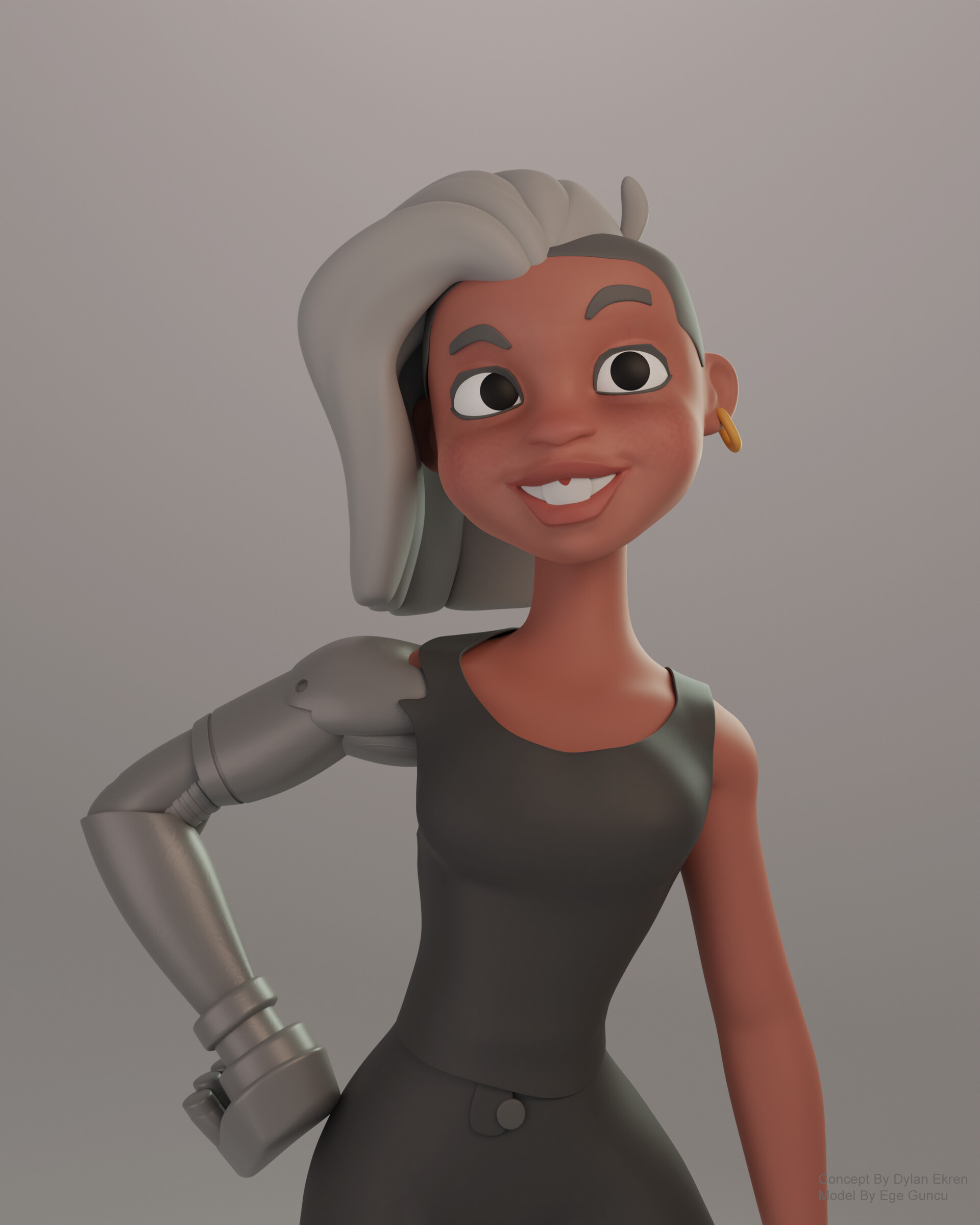 ArtStation - Cyborg Girl