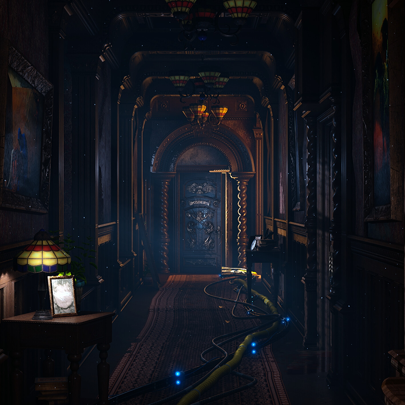 ArtStation - Victorian Corridor