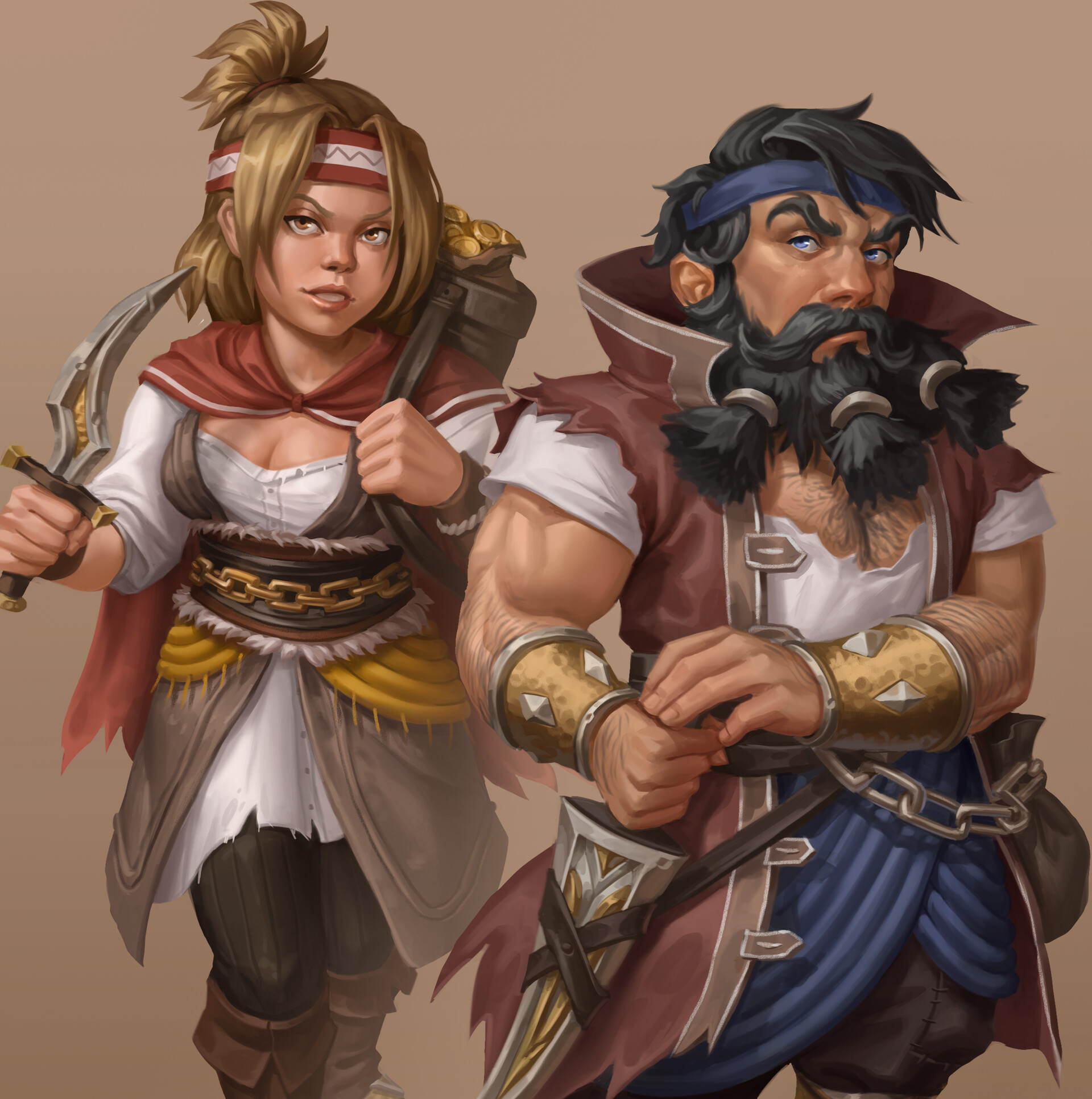 ArtStation - Dwarf Thieves