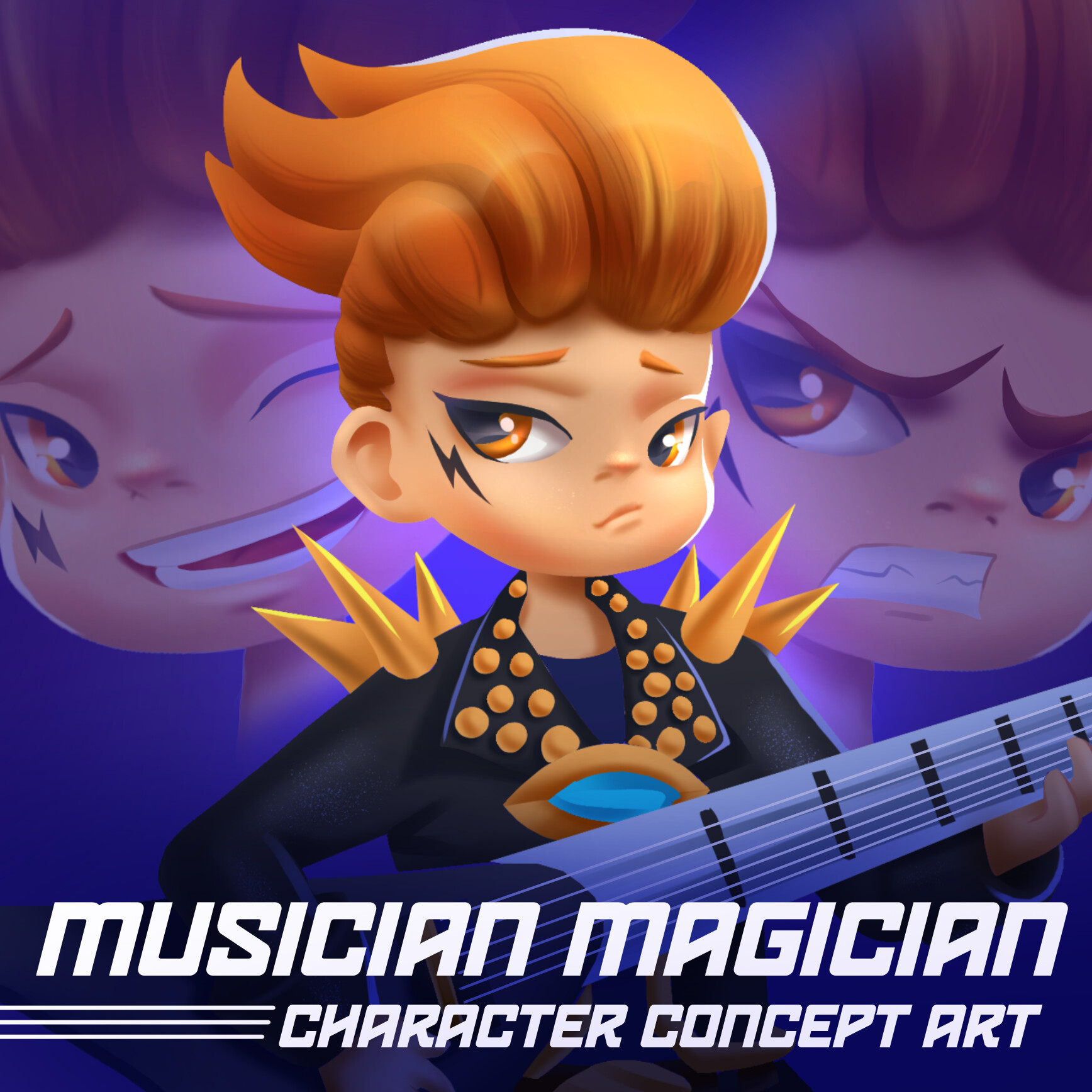 ArtStation - Musician Magician OC Concept