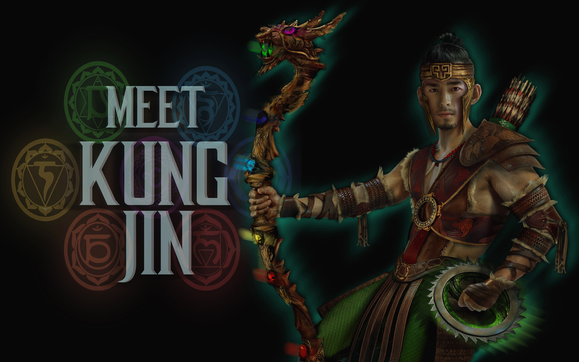 ArtStation - MEET KUNG JIN! 🤎💚 | Mortal Kombat | New Design.