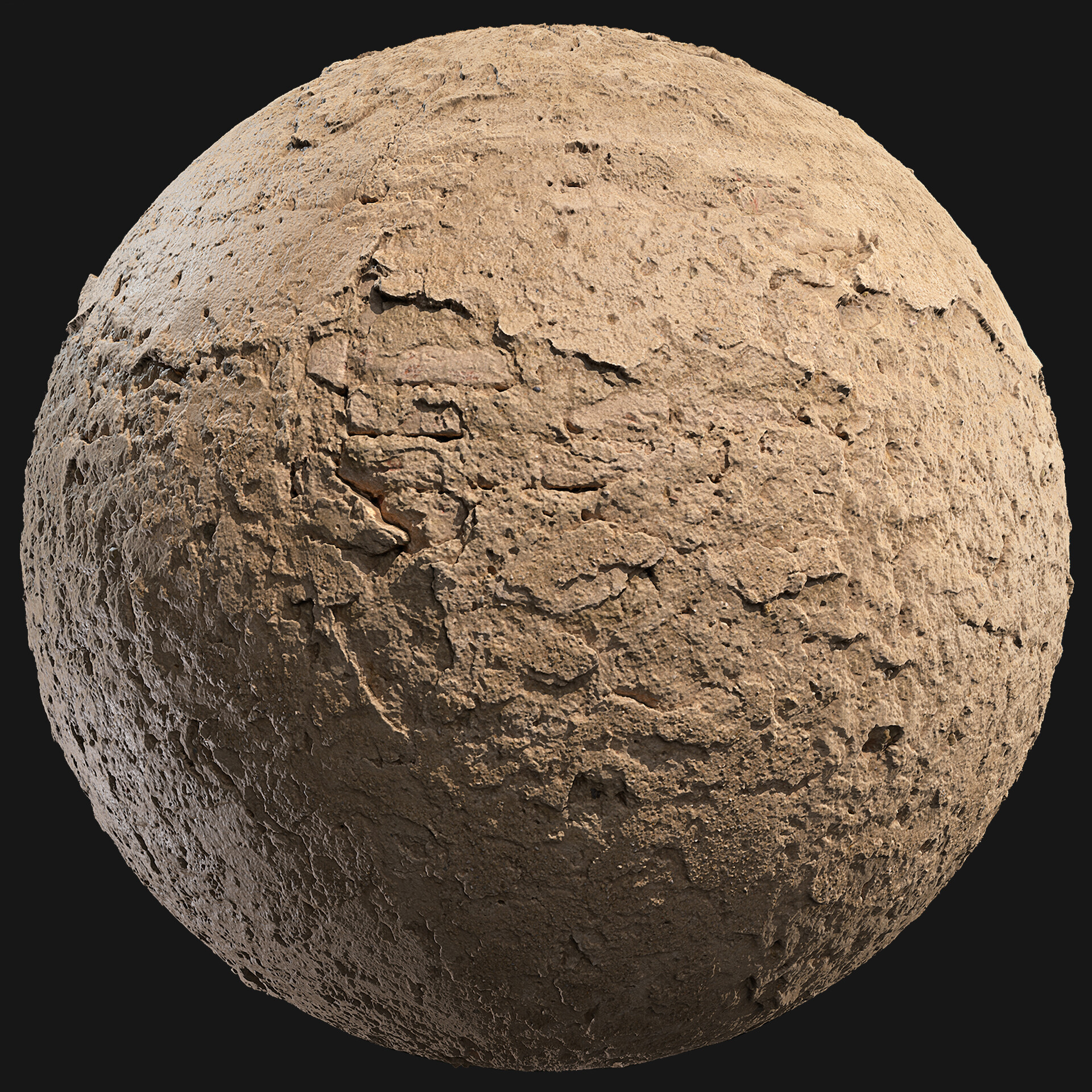ArtStation - Photogrammetry - Clay Wall Material