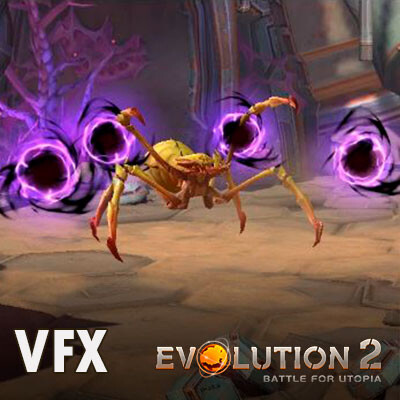 ArtStation - VFX for mobile game Evolution 2: Battle for Utopia