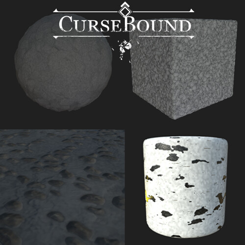ArtStation - Cursebound - Custom Materials