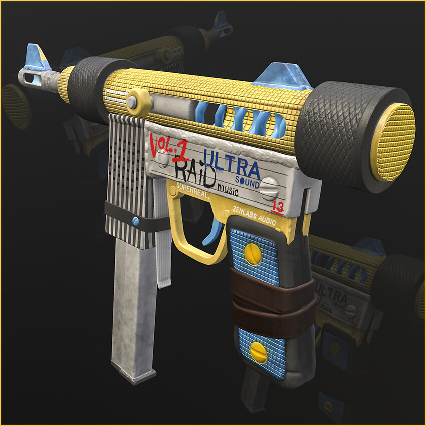 ArtStation - Casset SMG [Rust Skin]