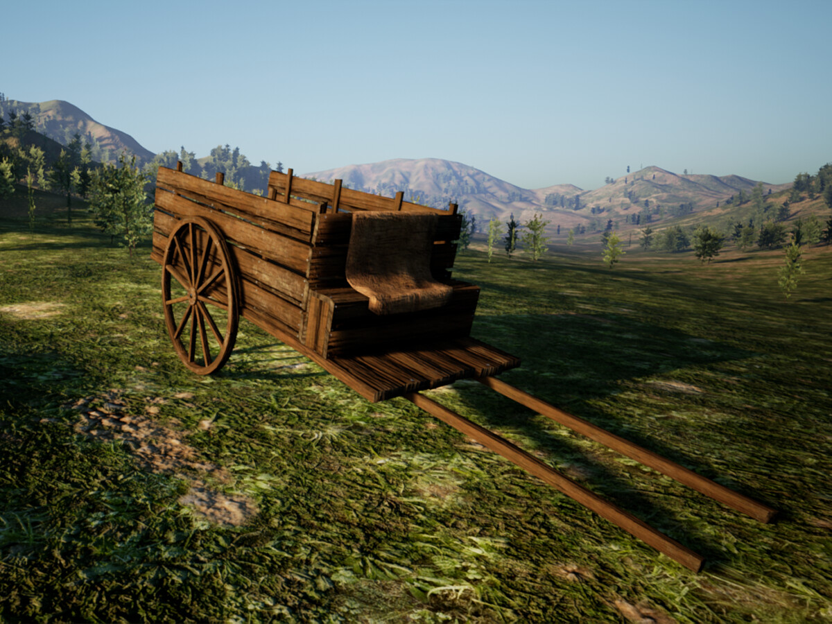 ArtStation - Medieval Cart