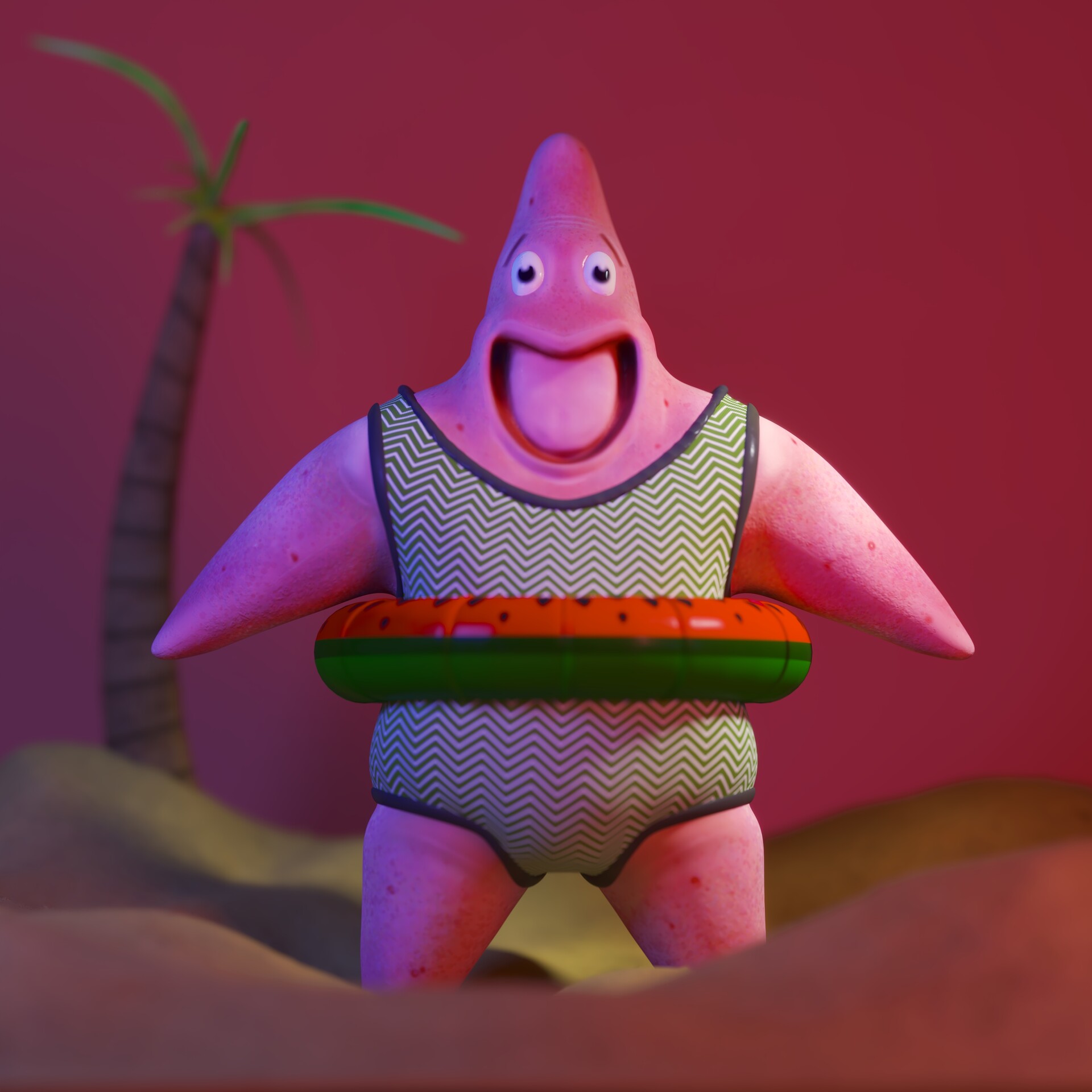 ArtStation - Excited Patrick