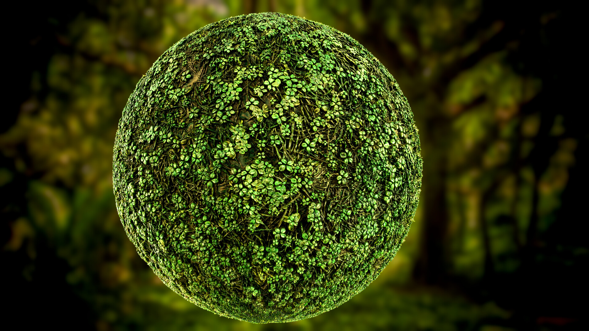 ArtStation - Grass Material Study - Clovers