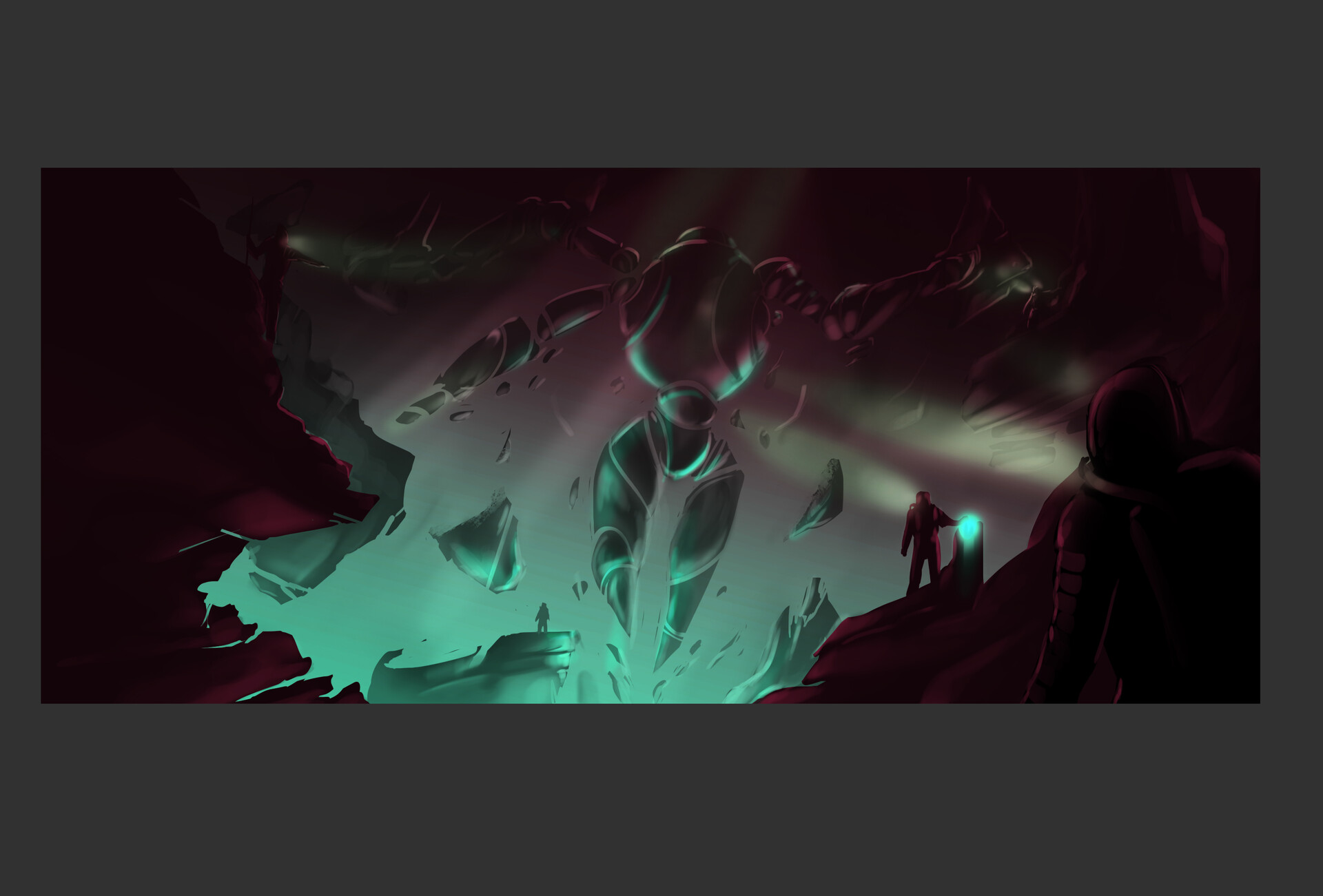 ArtStation - ancient mech discovery