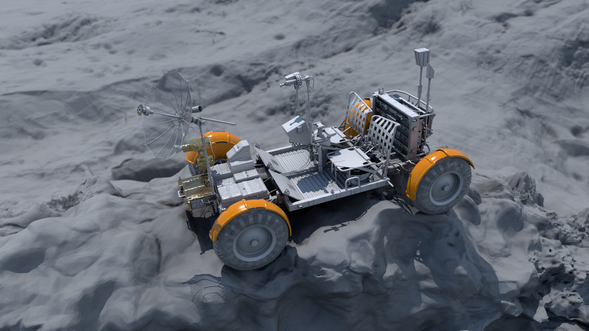 ArtStation - Lunar Rover Vehicle