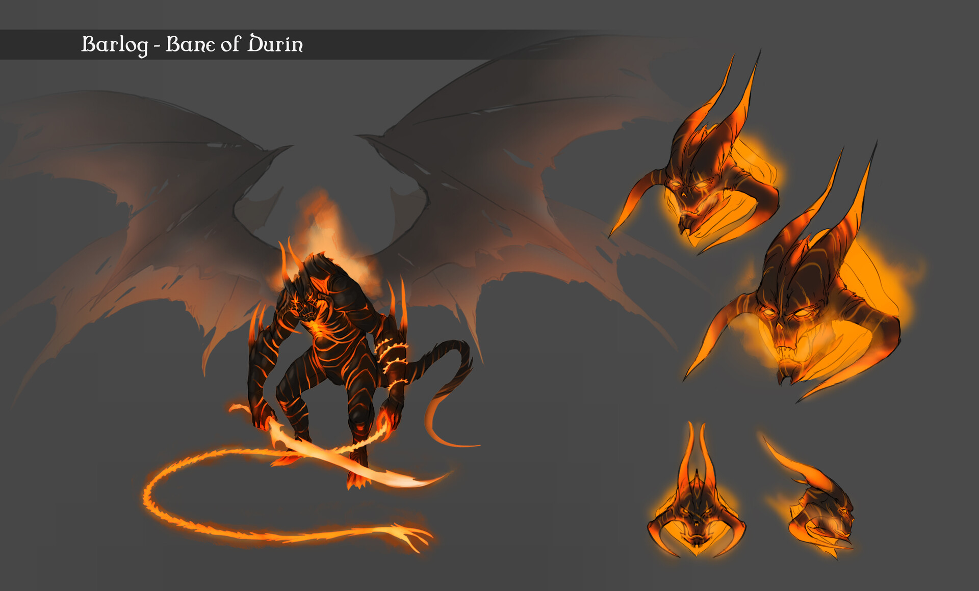 ArtStation - Balrog concept