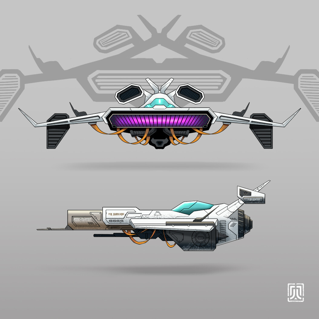 ArtStation - Spaceship Shape and Design