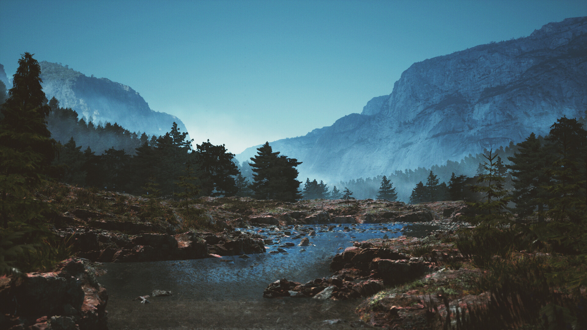 ArtStation - Forest stream - Unreal Engine 5