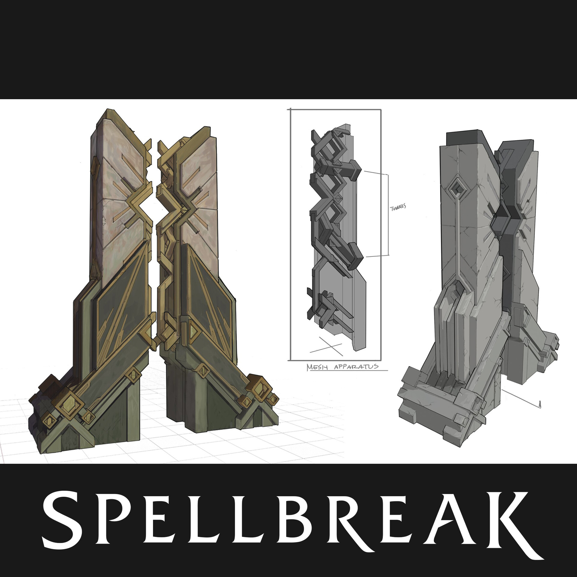 ArtStation - Spellbreak - Aegis Towers