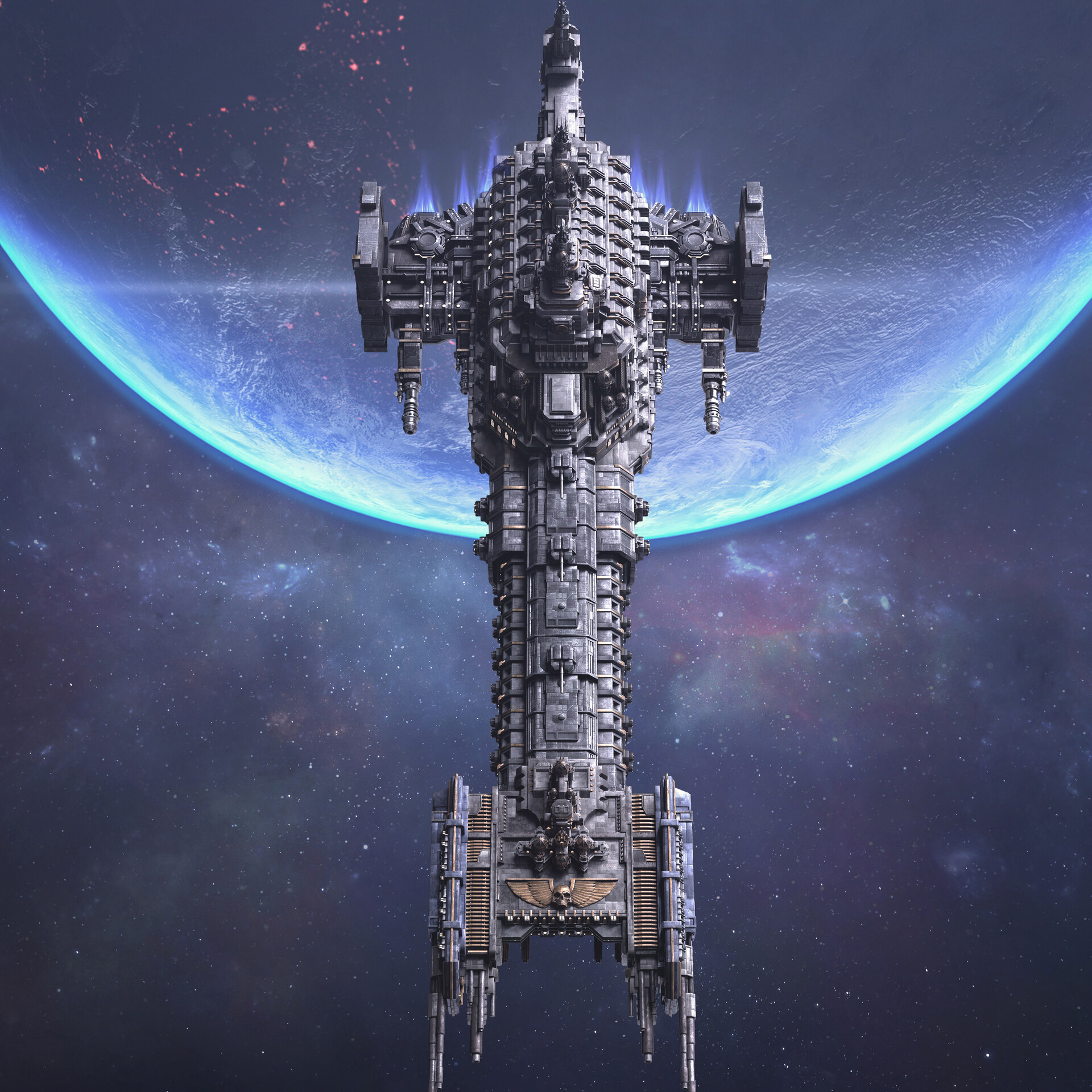 ArtStation - Warhammer 40k Icon The peace of the universe