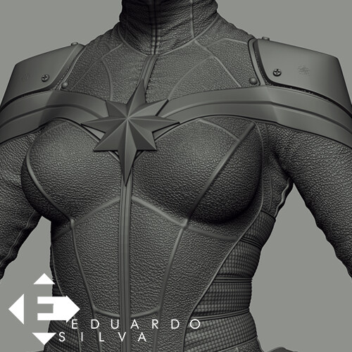 ArtStation - Captain Marvel - uniform