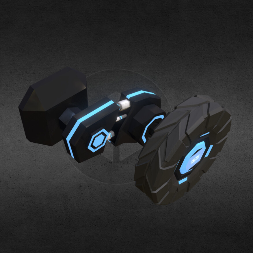 ArtStation - Low Poly Modular Wheel Assembly