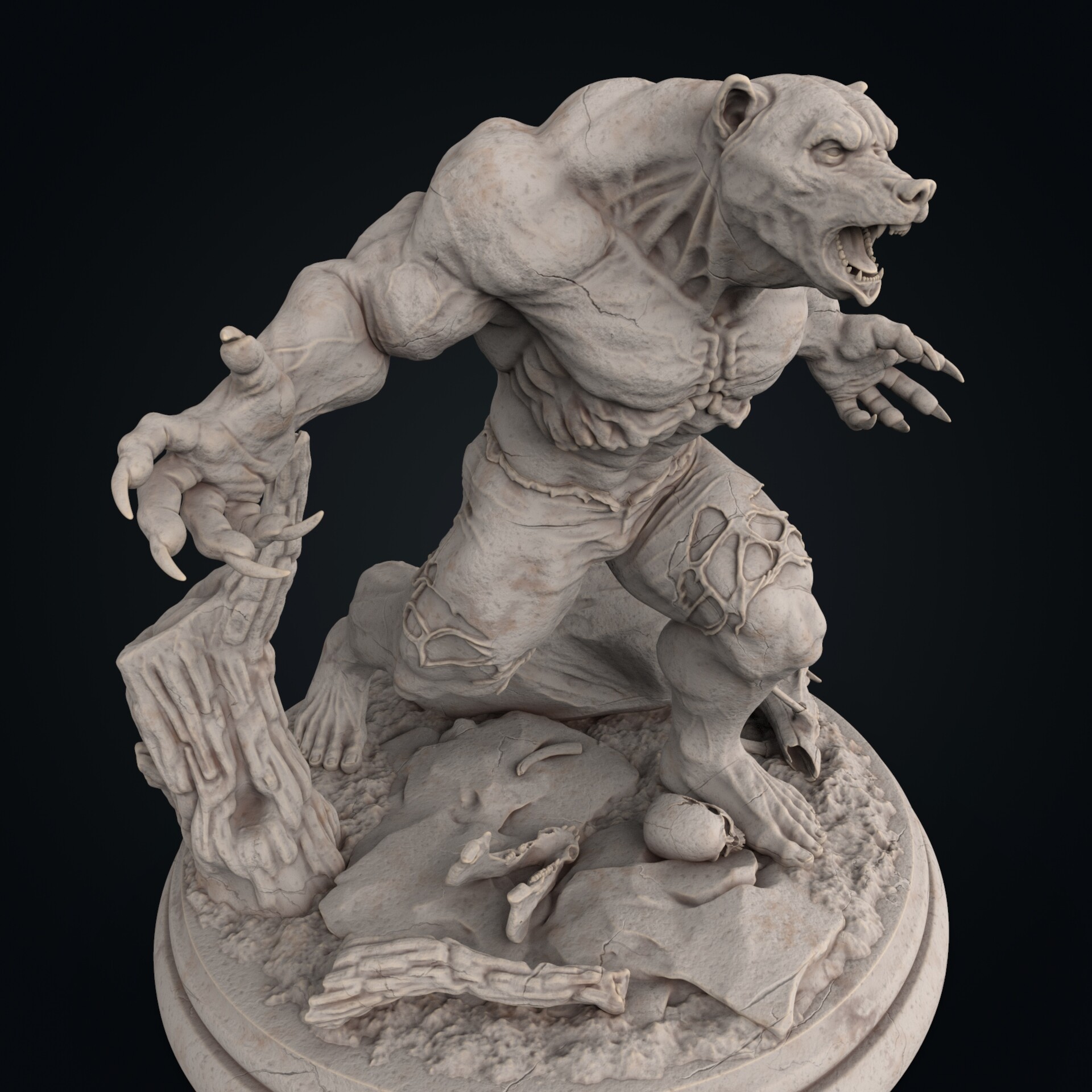 ArtStation - The Bestiary - Werebear