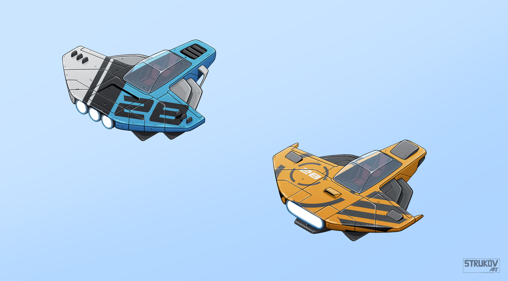 ArtStation - Flying transport