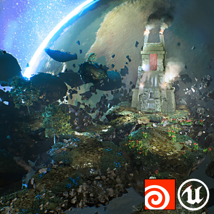 ArtStation - Unreal Tournament - Facing Worlds Fan ARt