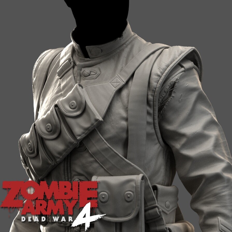 ArtStation - Josiah WWII Skin - Zombie Army 4