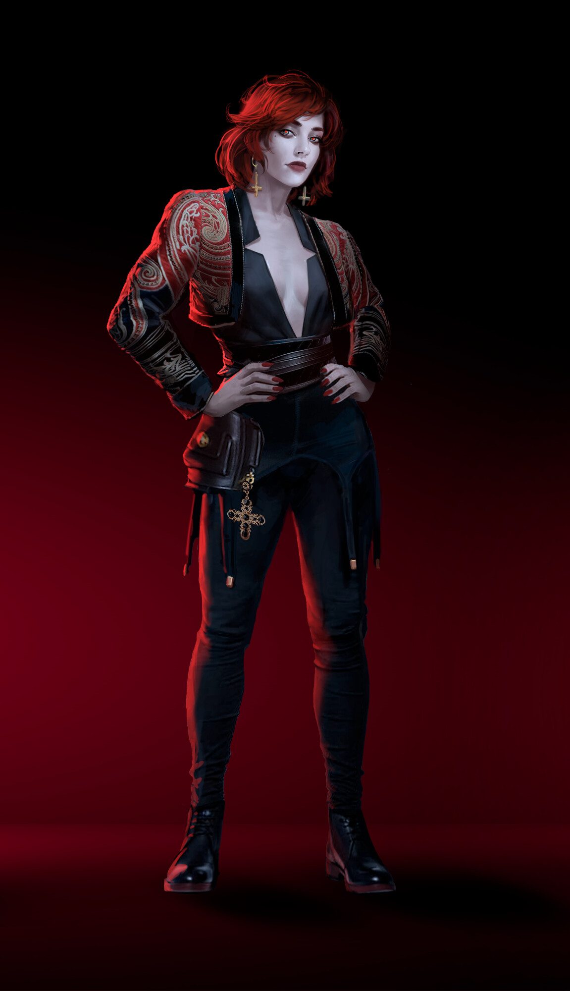 ArtStation - "Oli" (Vampire: The Masquerade OC)