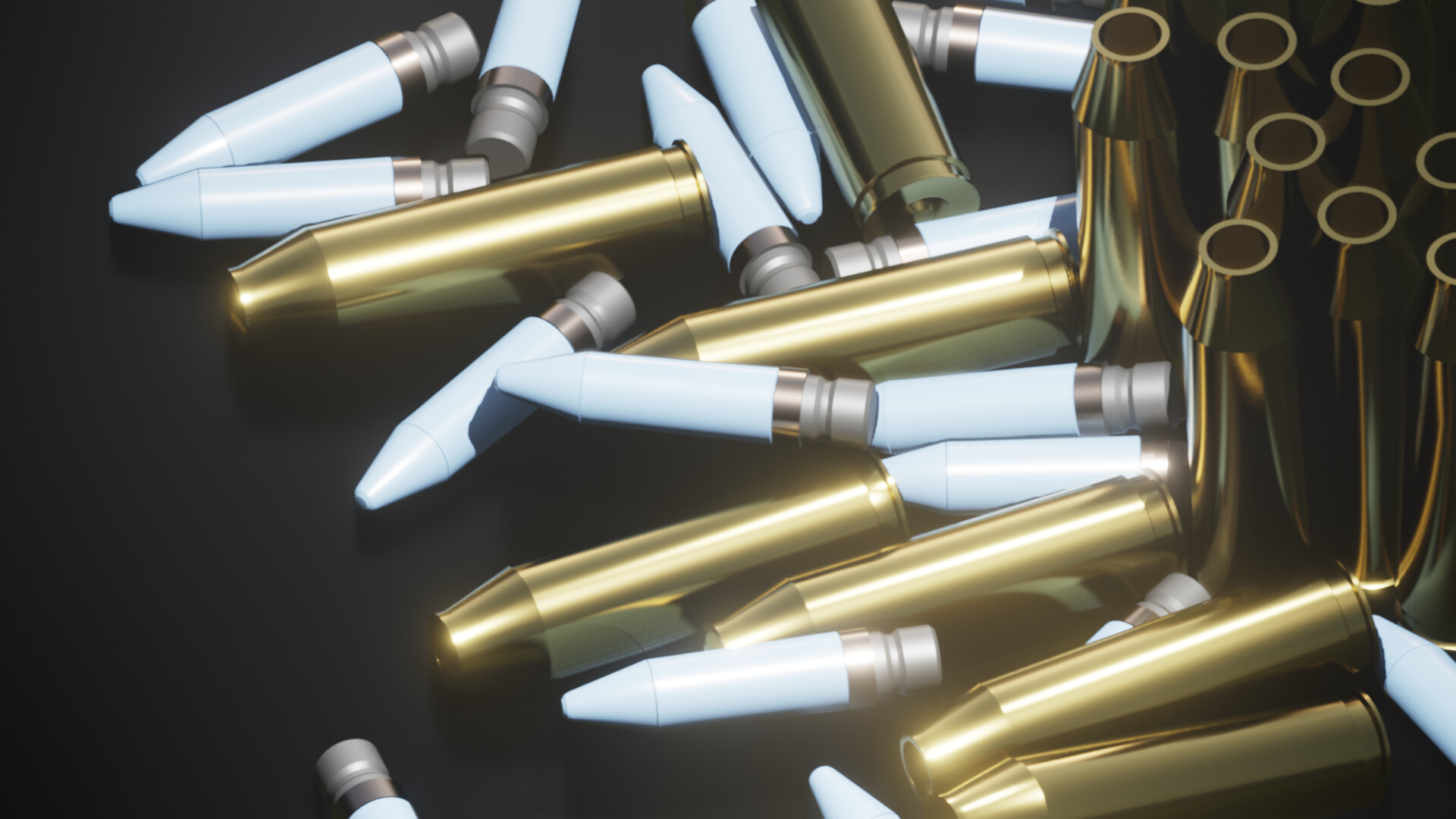 ArtStation - 20mm Vulcan Cannon Round Model