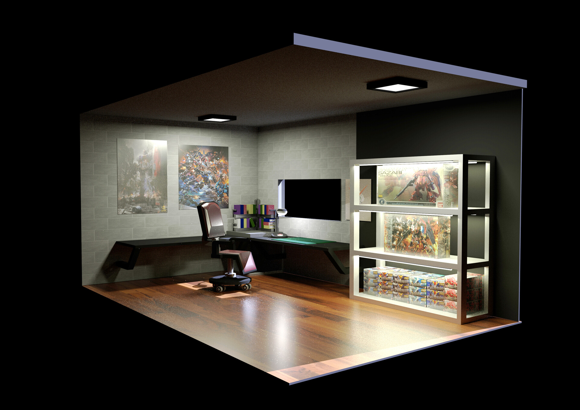 ArtStation - [ 3D Modeling ] My Room