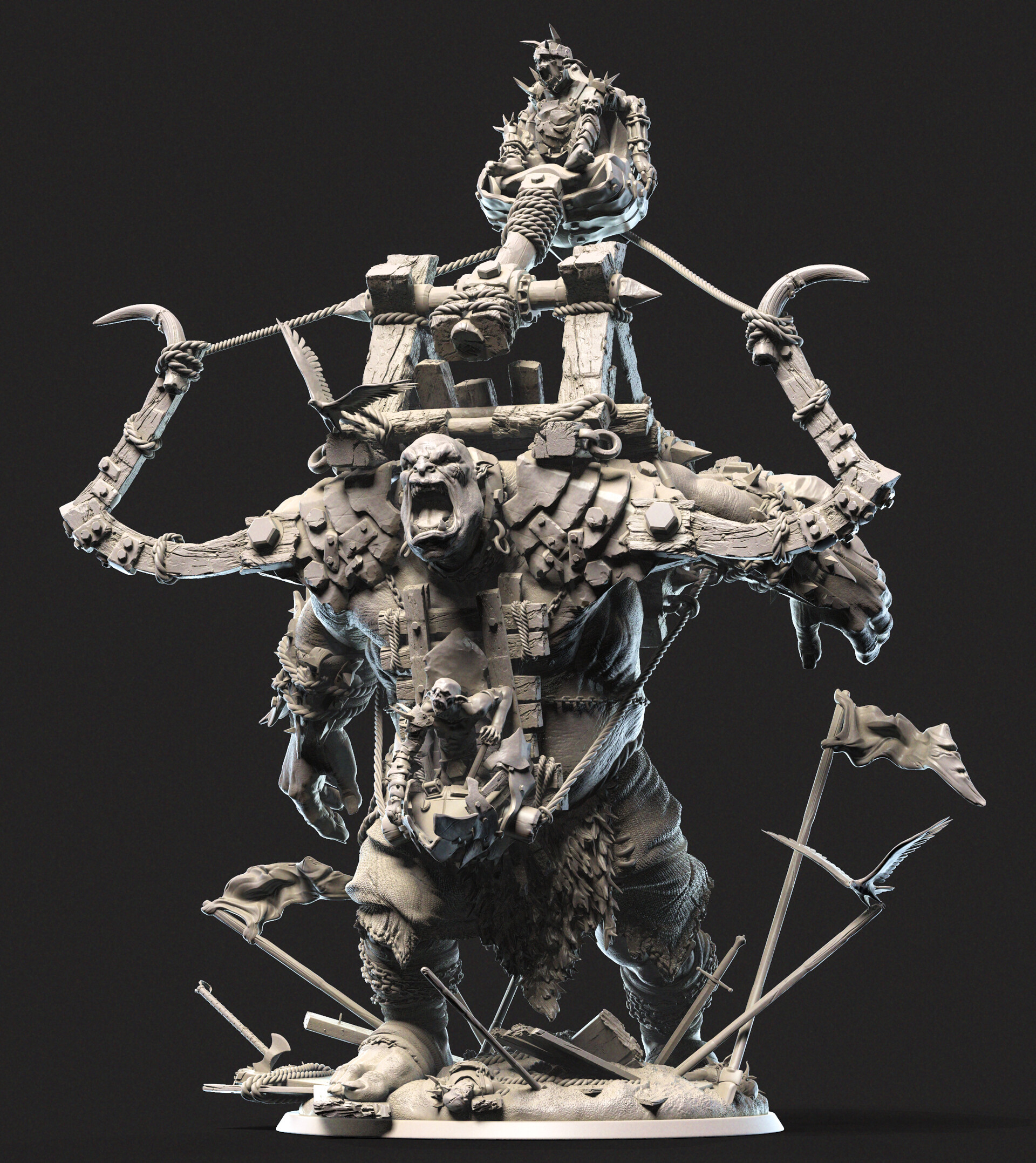 ArtStation - ogre catapults