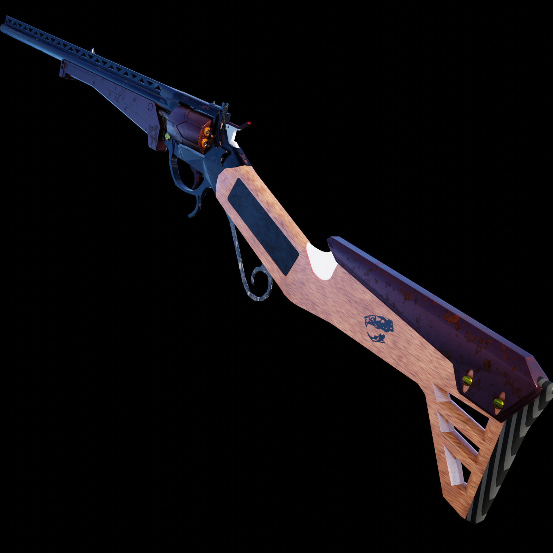 ArtStation - Scavenger M-9LR Revolver Rifle