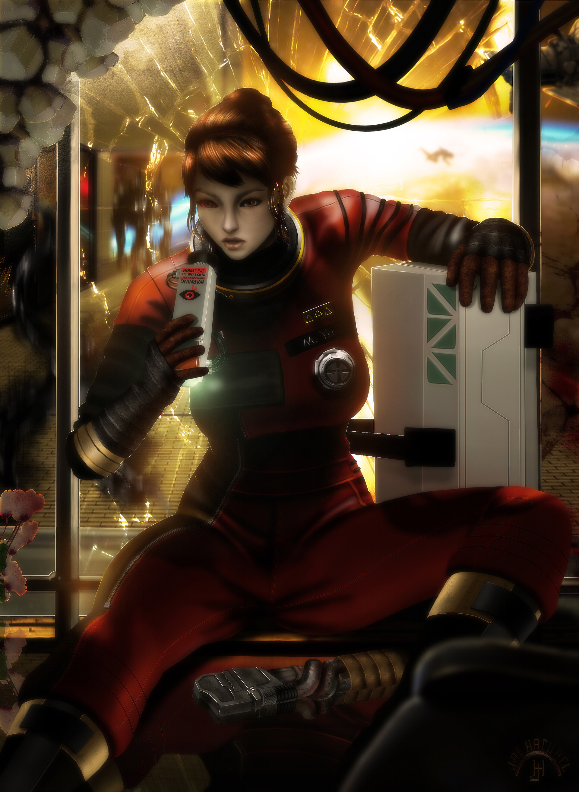 ArtStation - Morgan Yu (female version) from Prey