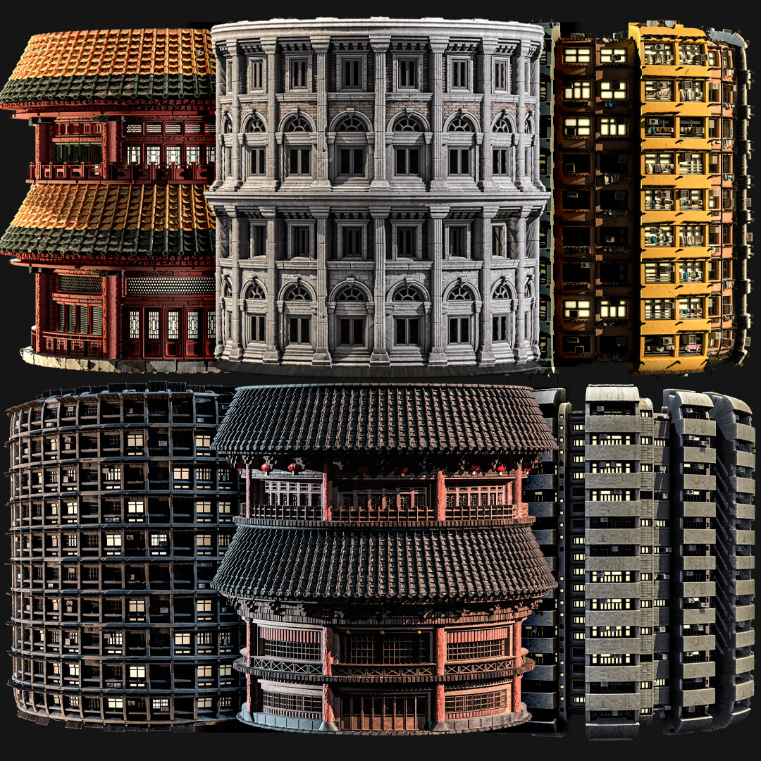 ArtStation - 8 Facade Material - Tutorials