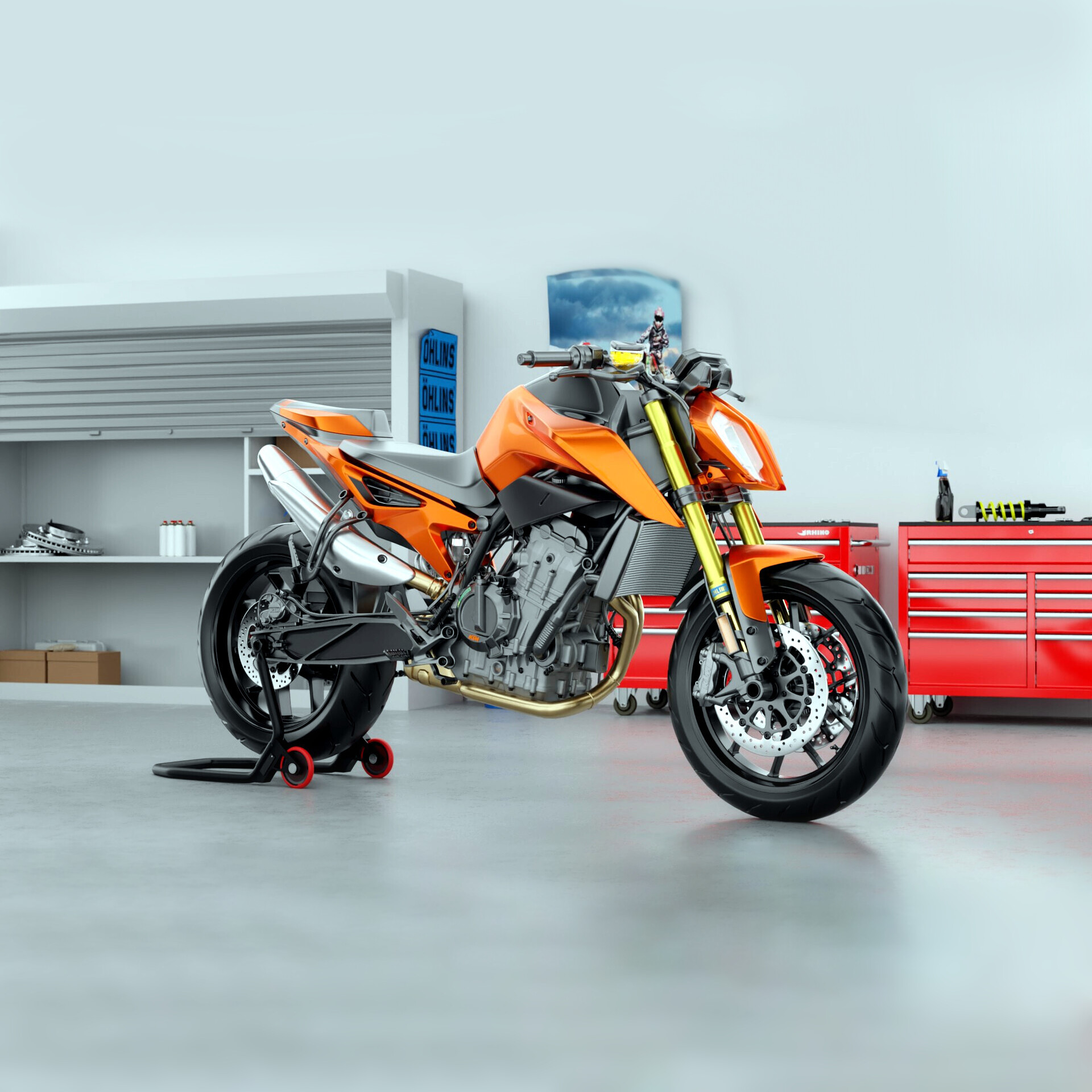 ArtStation - KTM 790 Duke