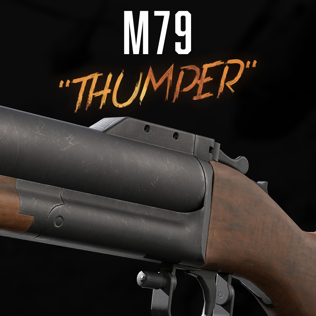 ArtStation - M79 Grenade Launcher