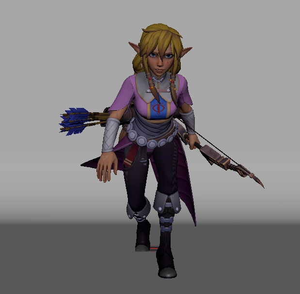 ArtStation - Animation - Zelda Flip Shot