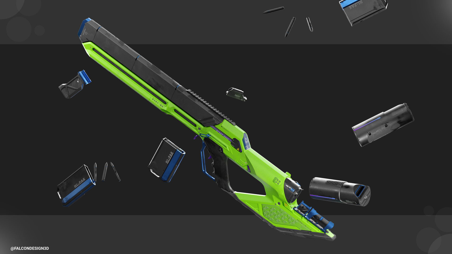 ArtStation - R301-US Energy Rifle