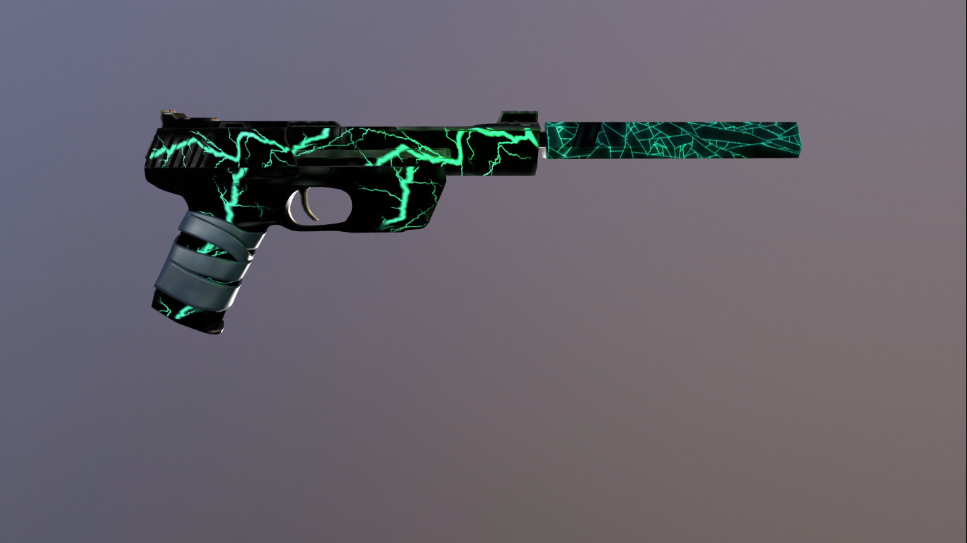 ArtStation - Valorant Ghost Gun 3d Model