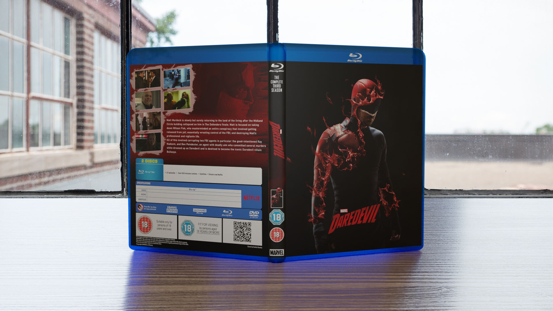 ArtStation - Marvel's Daredevil Season 3 Custom Blu-ray Cover