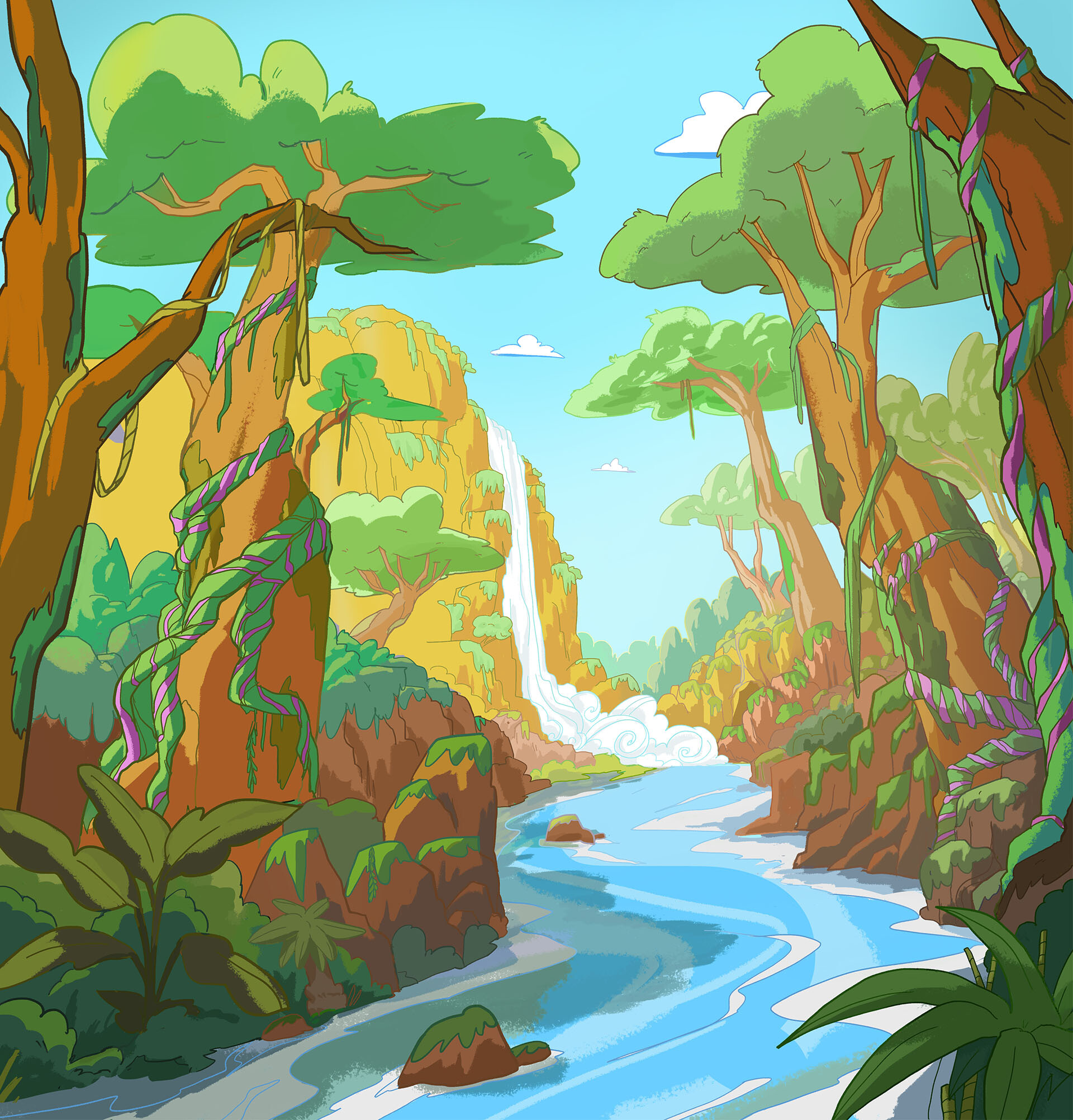 ArtStation - Animation Backgrounds