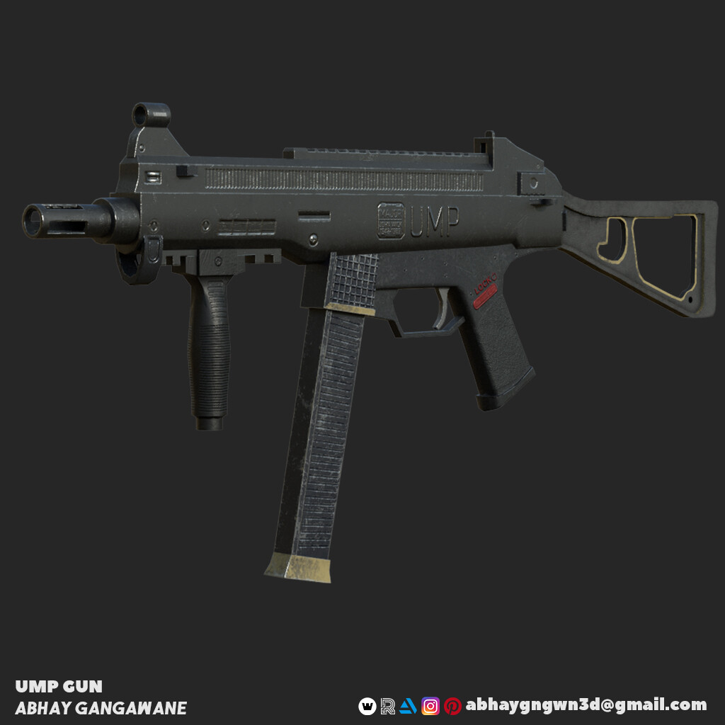 ArtStation - UMP GUN