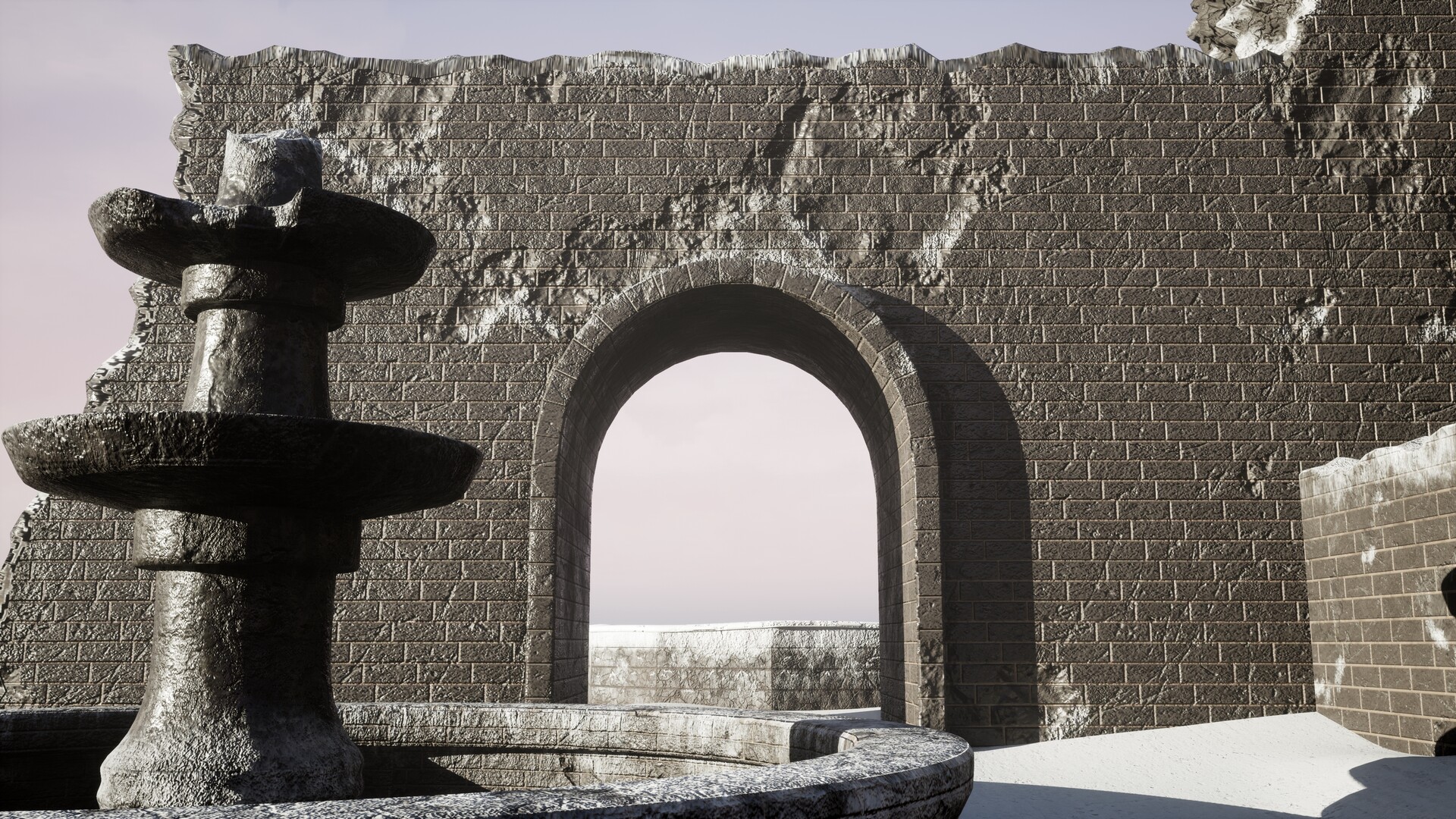 ArtStation - Snowy Ruins