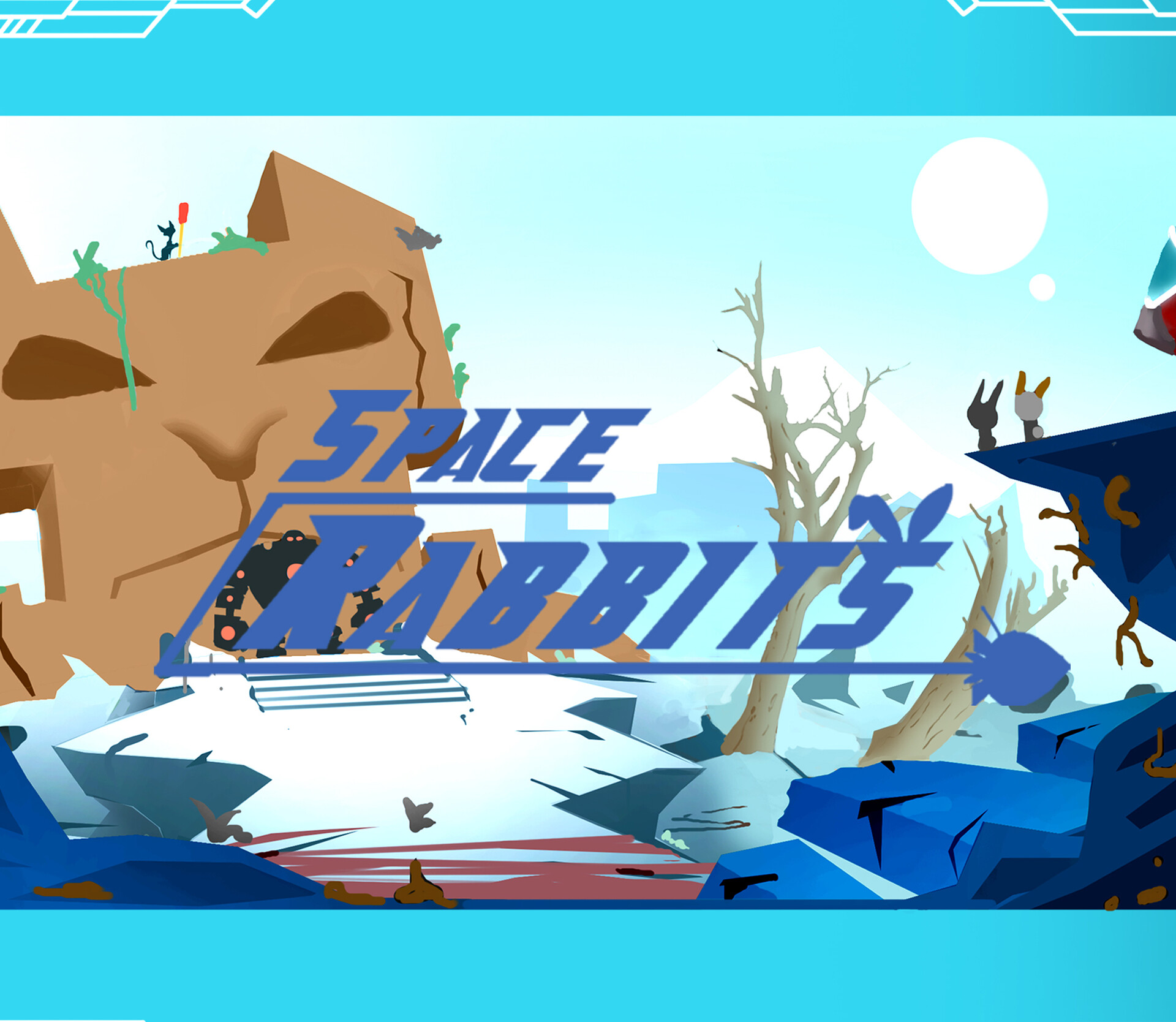 ArtStation - Exterior design Space Rabbits