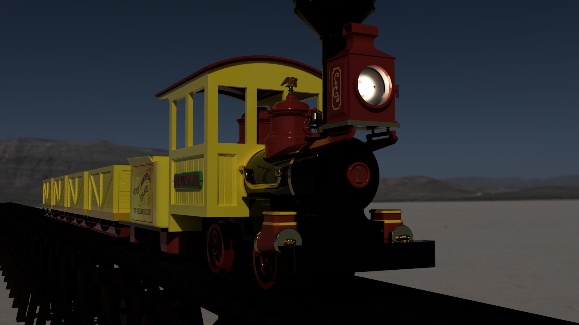 Michael Brandt - WIP Disneyland's Mine Train Through Nature's Wonderland