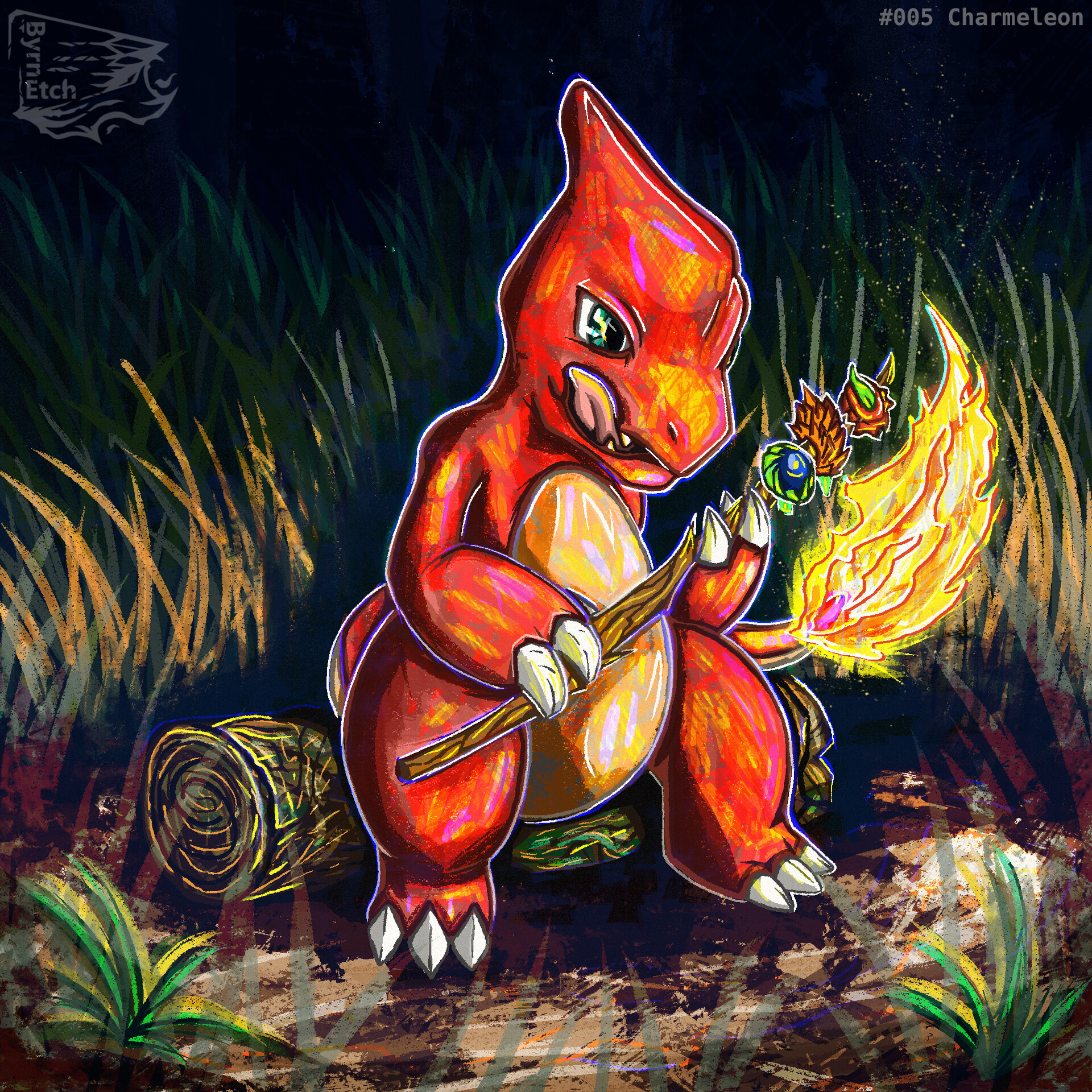 ArtStation - Gen I - Fire Starter Evolution
