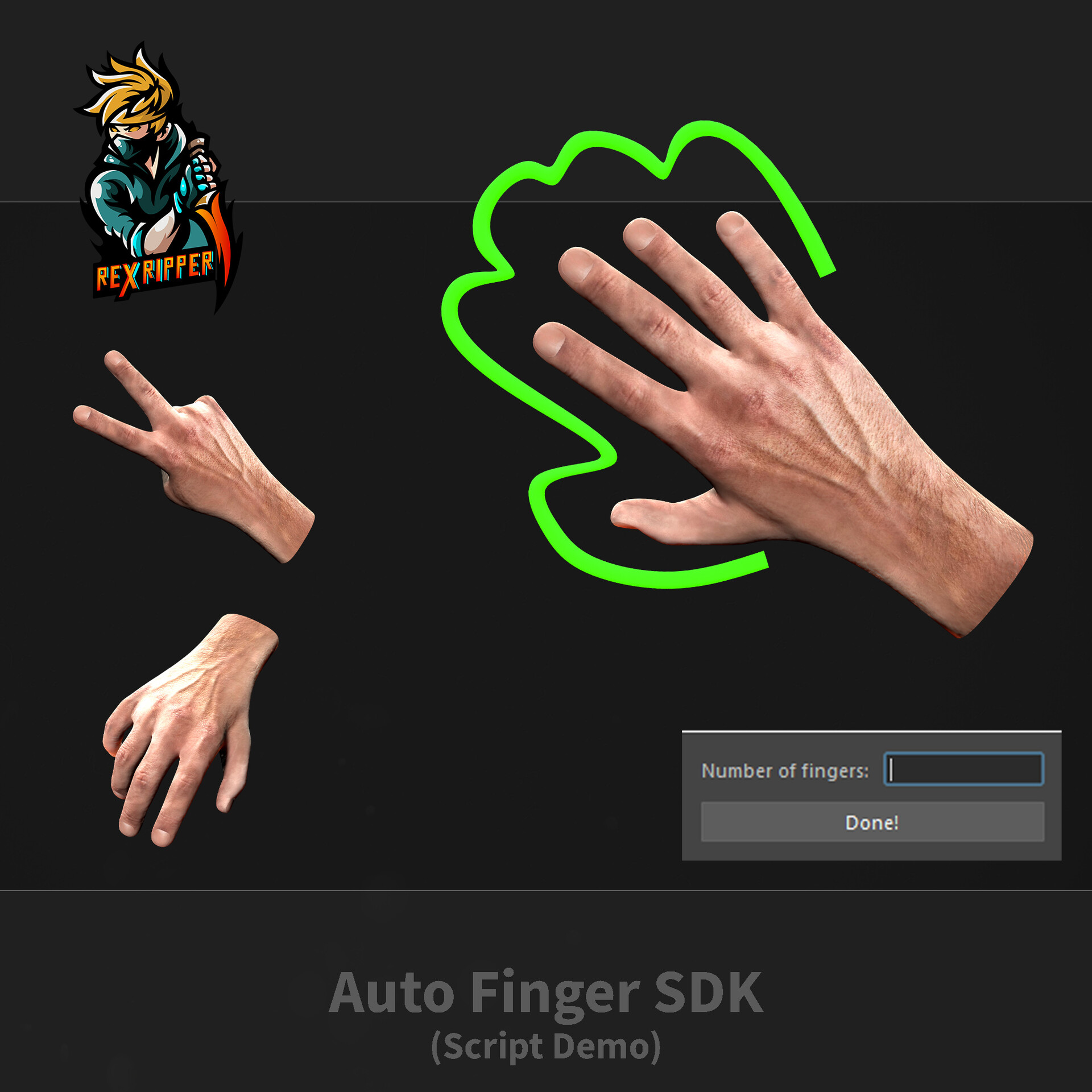 ArtStation - Auto Finger SDK (control)