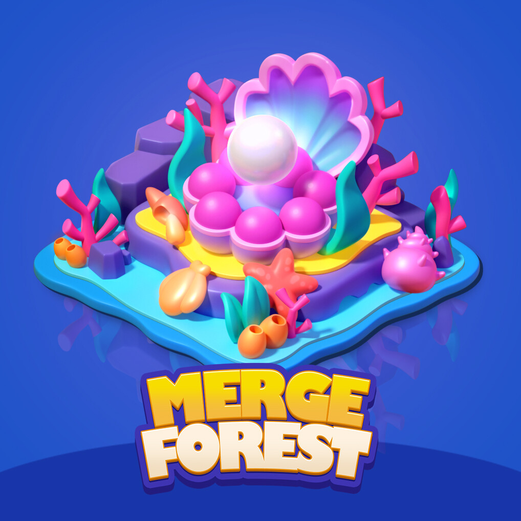ArtStation - Merge Forest-物件制作