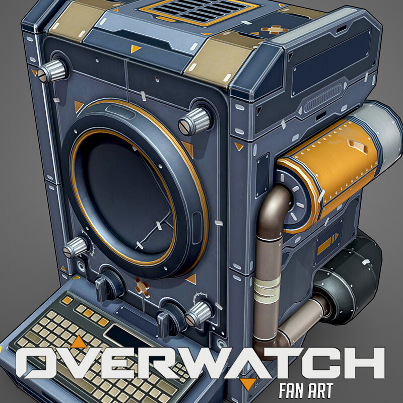 ArtStation - Overwatch - Lab Computer (Fan Art)