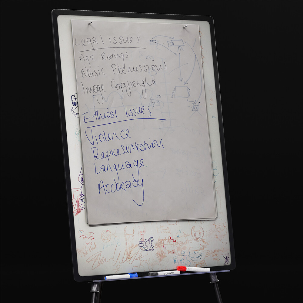 ArtStation - Classroom Whiteboard