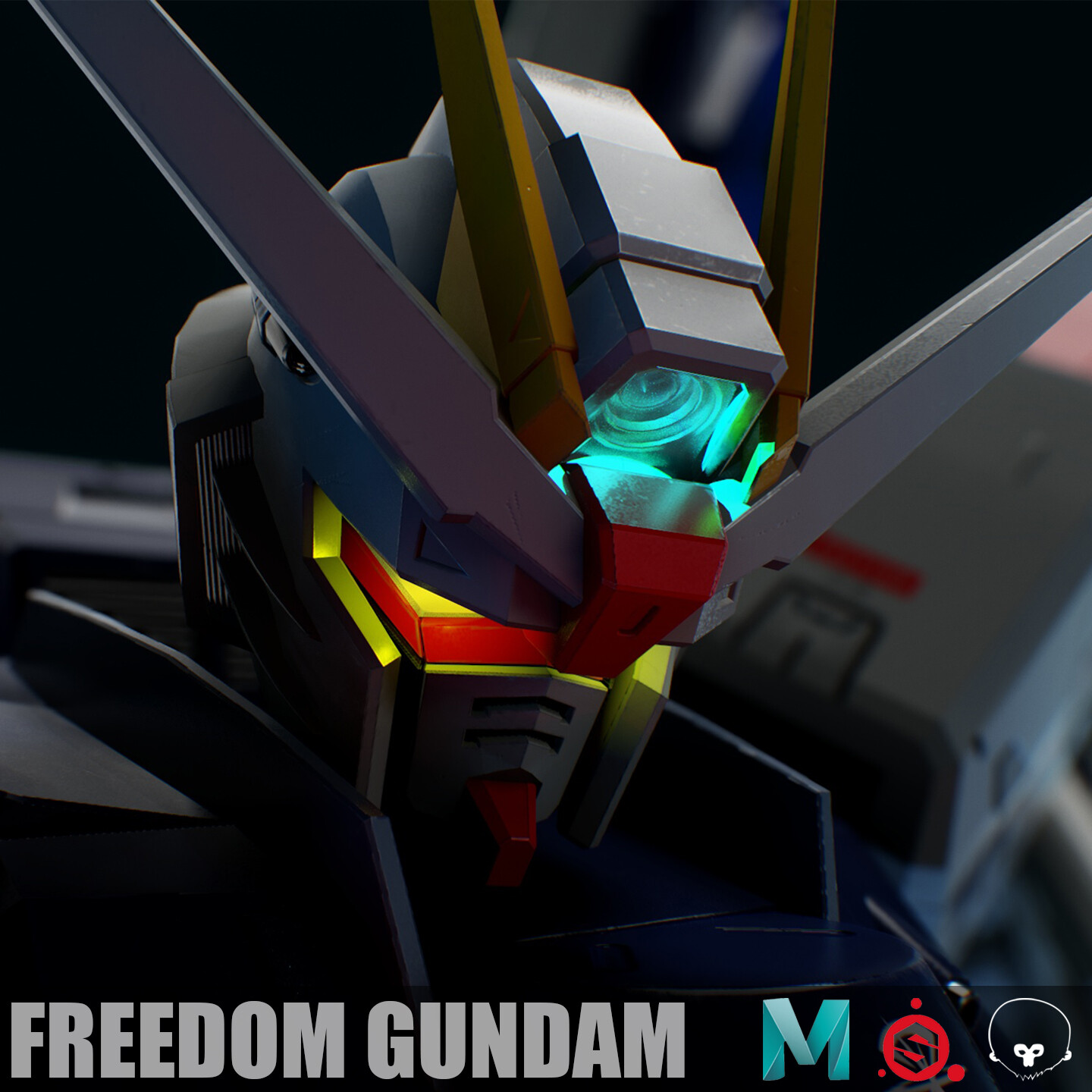 ArtStation - Freedom Gundam